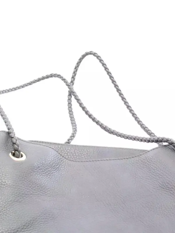 Gucci 2000s Braided-strap Leather Tote Bag