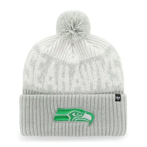 '47 Seattle Seahawks Rivalries Collection Bone Chill Cuffed Pom Knit Hat