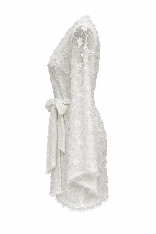 UNTAMED PETALS Emma Sequin Robe