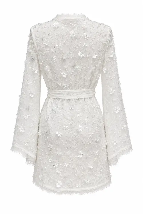UNTAMED PETALS Emma Sequin Robe