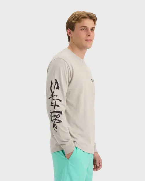 SALT LIFE Reel Western Crab Long Sleeve Tee