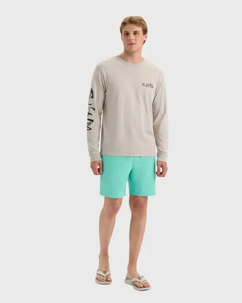 SALT LIFE Reel Western Crab Long Sleeve Tee