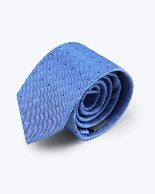 KNOTTERY & CO Sea Whisper Silk Jacquard Tie