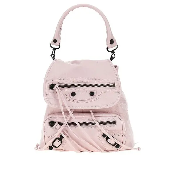 Balenciaga Arena Leather Mini 'le City' Backpack - Pink