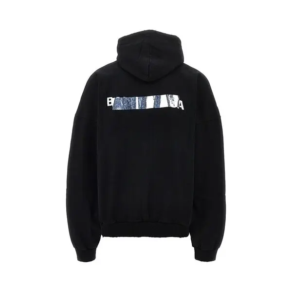 Balenciaga Ilver Tape Full-zip Hoodie