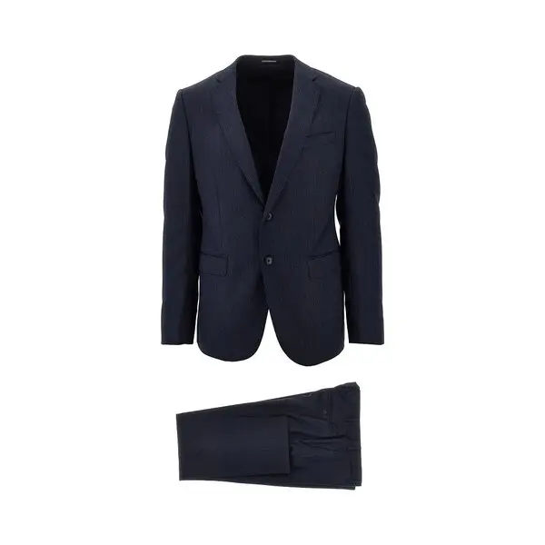 Emporio Armani M Line' Mélange Wool Suit
