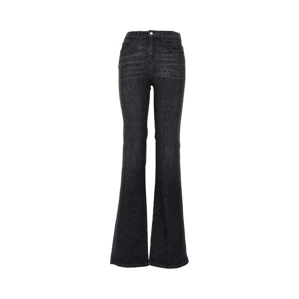 Emporio Armani J9d' Slim Fit Flared Jeans - Black