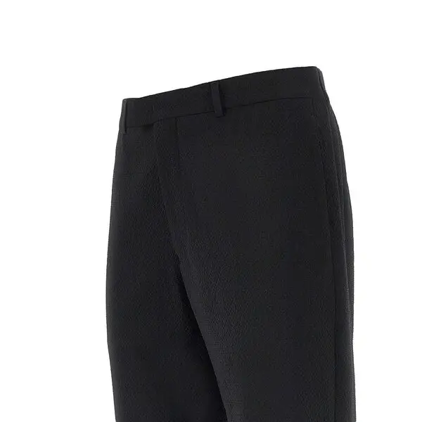 Emporio Armani Wool Seersucker Pants