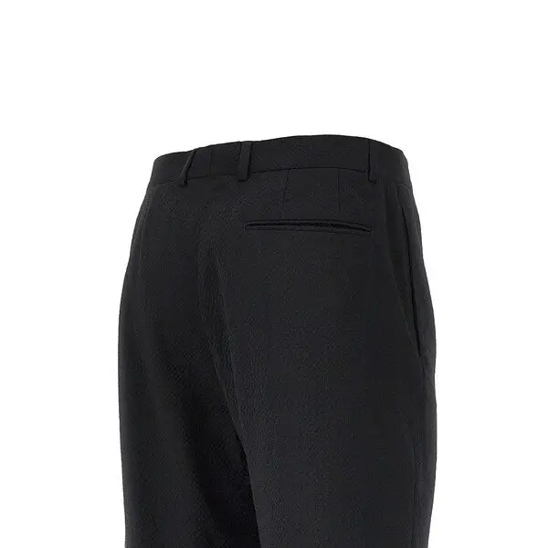 Emporio Armani Wool Seersucker Pants