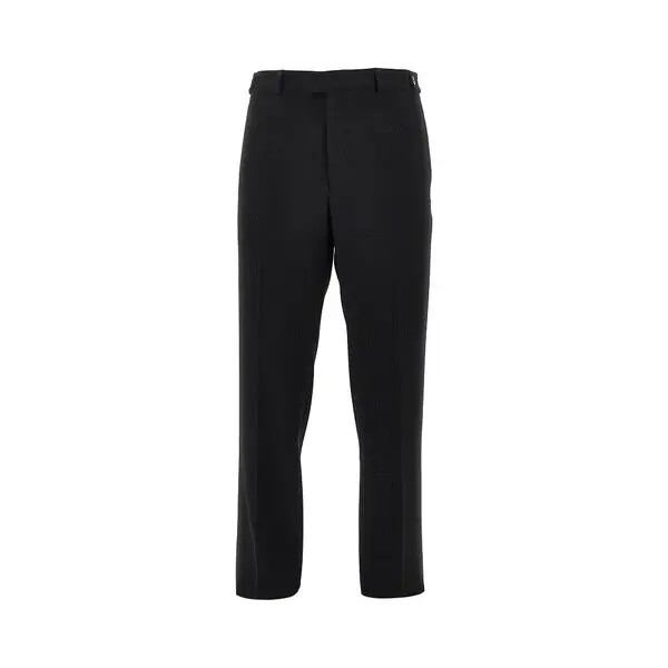 Emporio Armani Jersey Crepe 3d Pants - Black