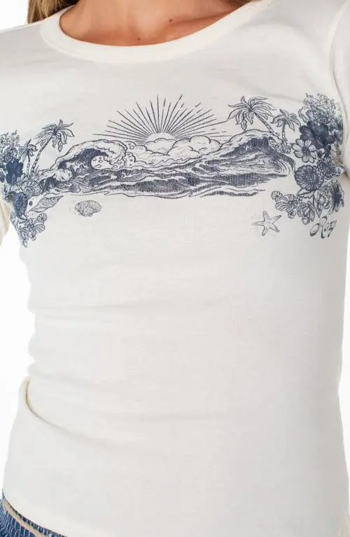 Roxy On Holiday Baby Rib Graphic T-shirt
