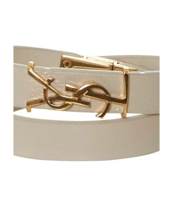 Saint Laurent Monogram Wrap Bracelet
