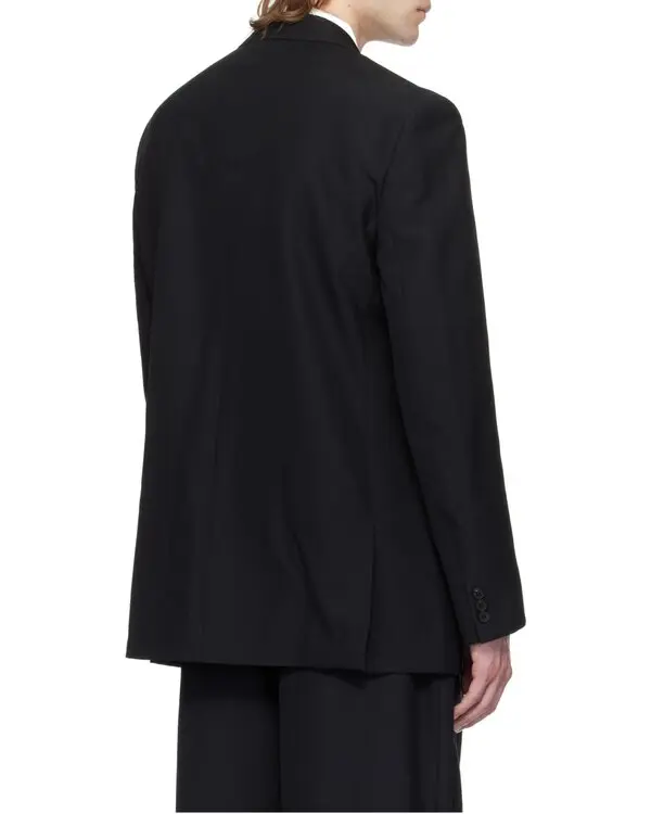 Comme Des Garçons Wool Gabardine Blazer