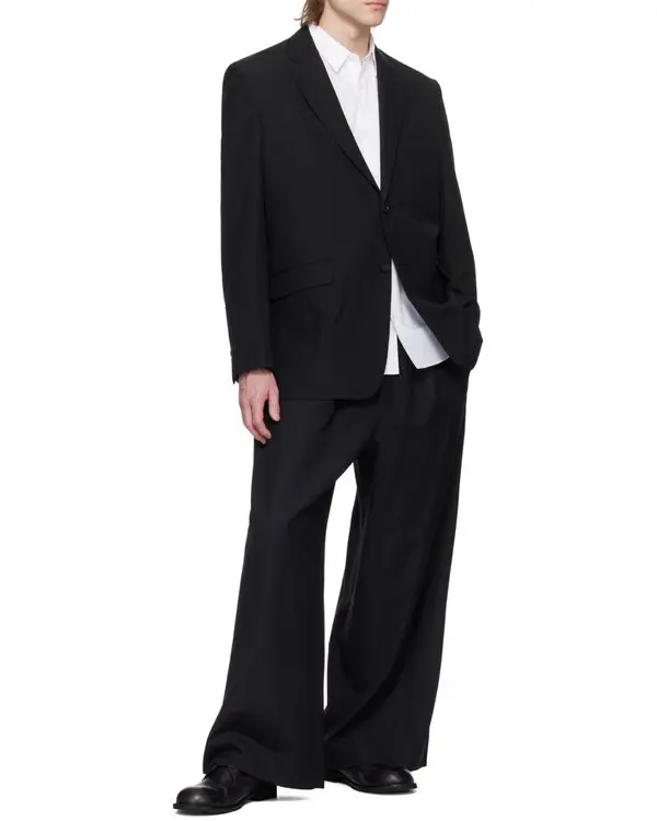 Comme Des Garçons Wool Gabardine Blazer