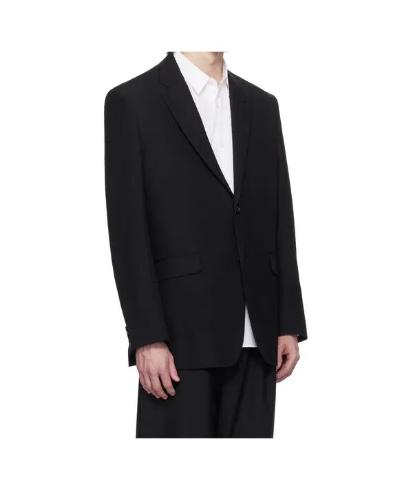 Comme Des Garçons Wool Gabardine Blazer