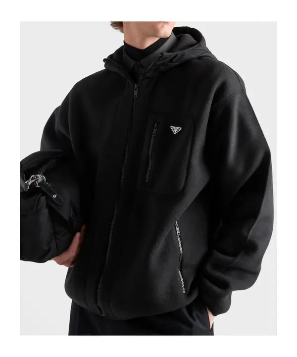 Prada Fleece Blouson Jacket