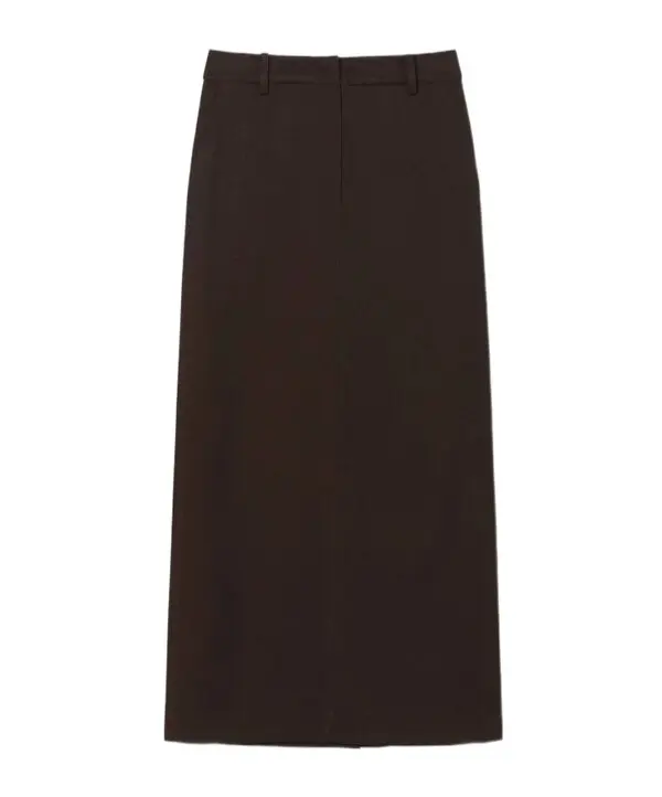 DUNST Pinstripe Column Midi Skirt