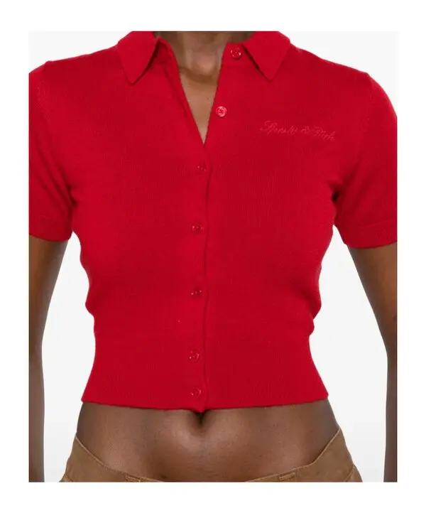 SPORTY  RICH Short-sleeved Sweater