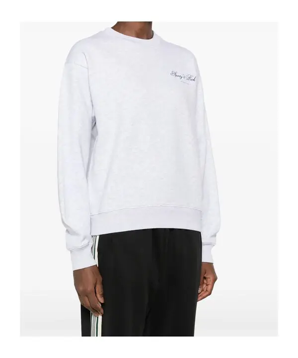 SPORTY  RICH Long-sleeved Knit Top