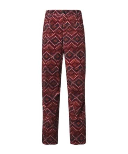 Dries Van Noten Printed Cotton Corduroy Straight Pants - Multicoloured
