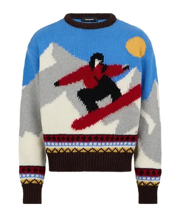 Dsquared2 Long-sleeved Sweater - Multicolor
