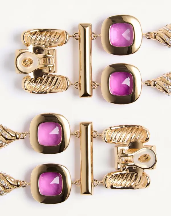 Valentino Garavani Hypergoutte Crystal-embellished Earrings