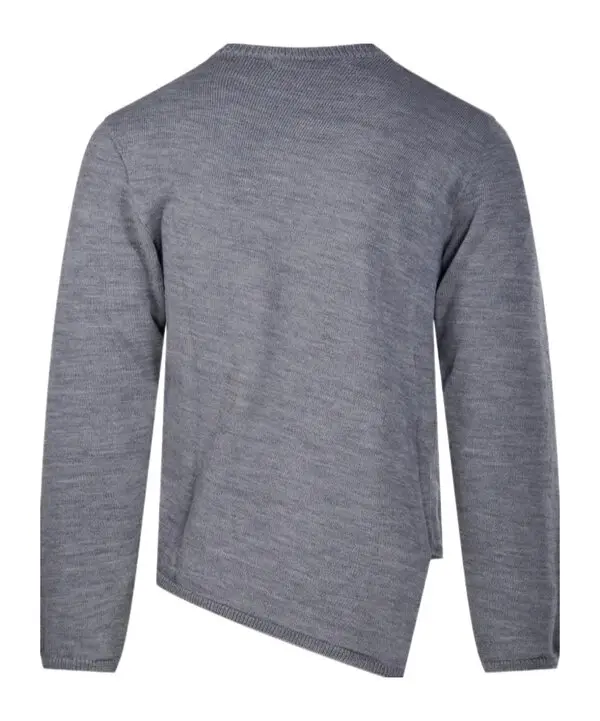 Comme Des Garçons Frn 508 Asymmetric Knitted Sweater