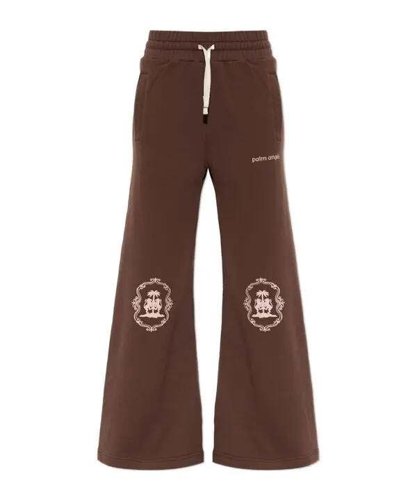 Palm Angels Wide-leg Logo Track Pants