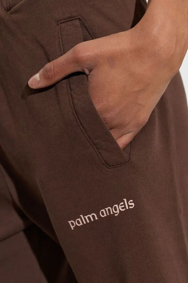 Palm Angels Wide-leg Logo Track Pants