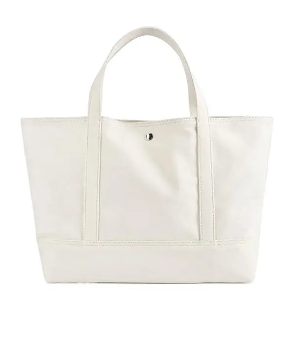TOTEME Organic-cotton Beach Tote Bag - Ecru