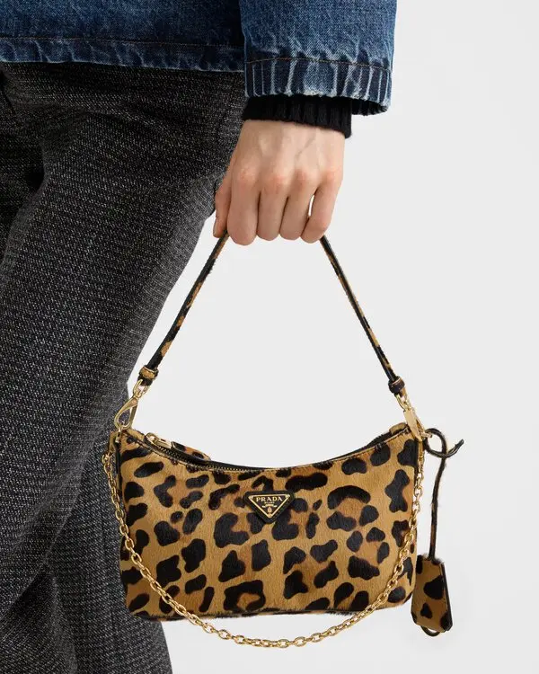 Prada Printed Calf Hair Leather Mini-bag