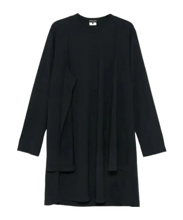 Comme Des Garçons Crew-neck Long-sleeve Shirt - Black