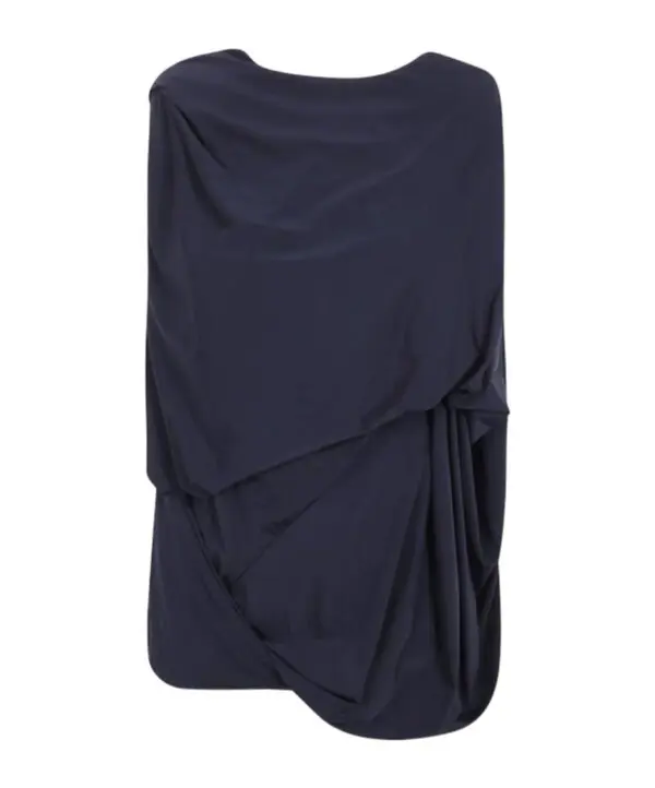 ENTIRE STUDIOS Asymmetric Draped Blouse