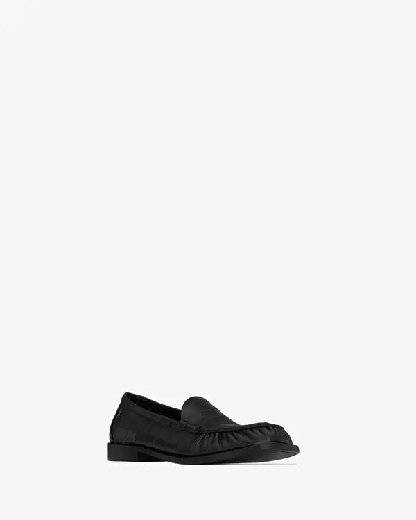 Saint Laurent Theobald Loafers In Hagfish