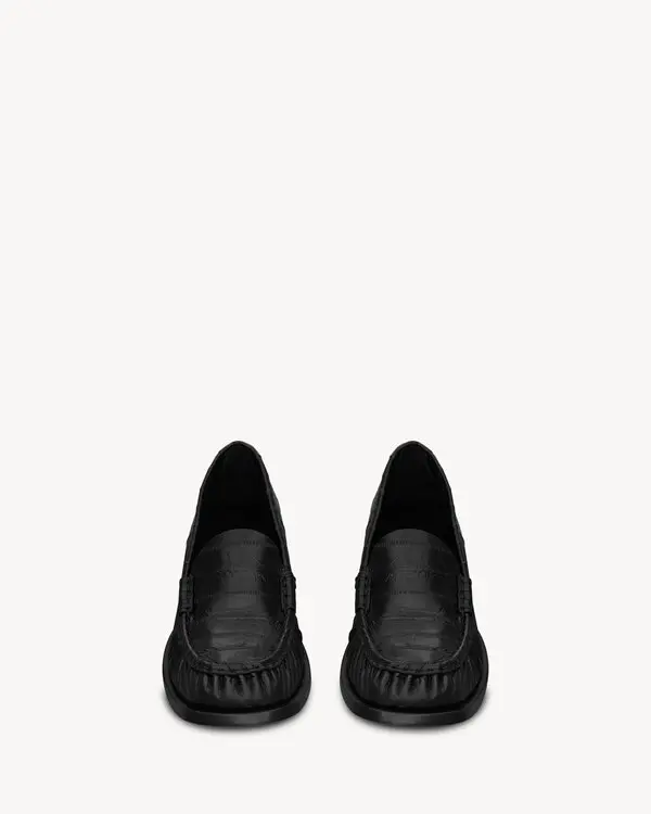 Saint Laurent Theobald Loafers In Hagfish