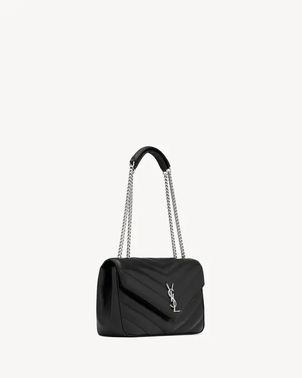 Saint Laurent Loulou Medium In Matelasse Lambskin