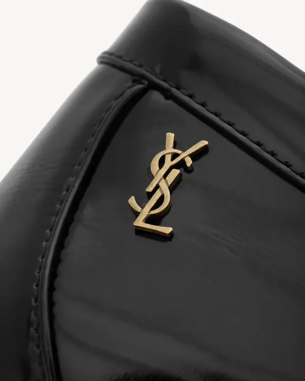 Saint Laurent Theobald Loafers In Glazed Leather