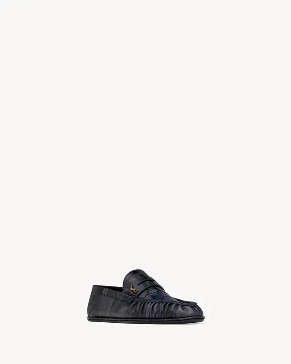 Saint Laurent Le Loafer Foldable In Hagfish