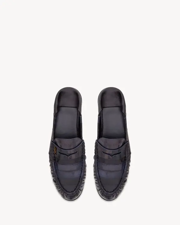 Saint Laurent Le Loafer Foldable In Hagfish