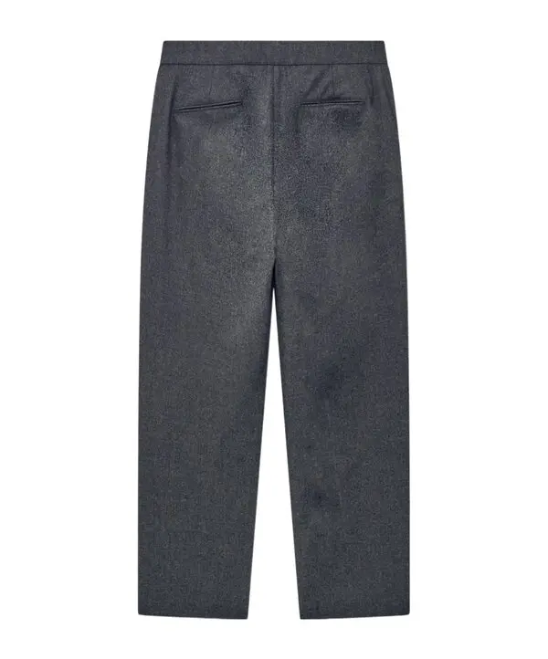 Giorgio Armani Trouser Cashmere Regular Fit Solid Stretch Drap