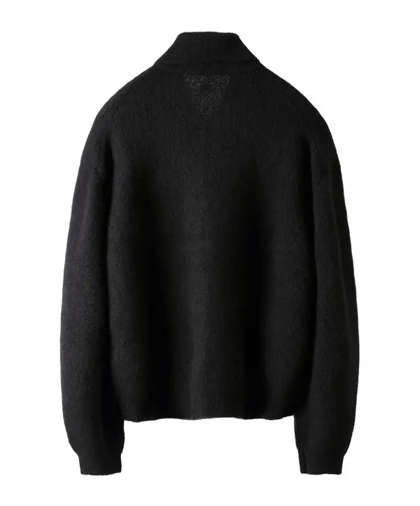 POST ARCHIVE FACTION (PAF) Long-sleeve Collared Knit Top