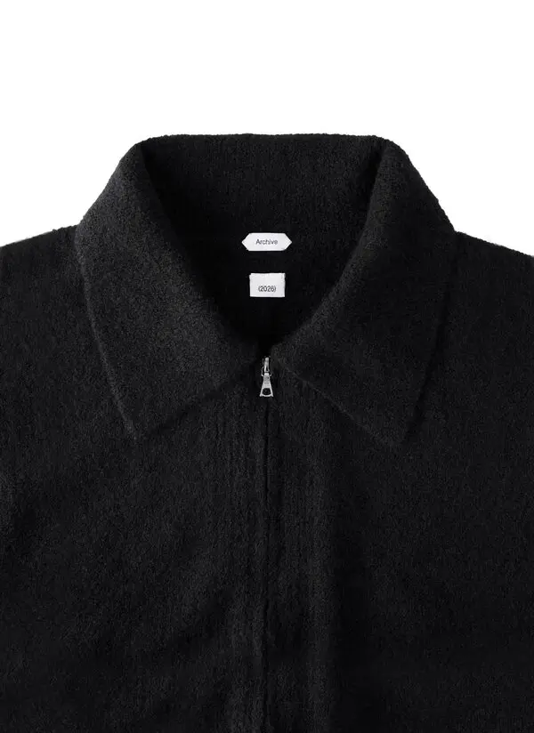 POST ARCHIVE FACTION (PAF) Long-sleeve Collared Knit Top