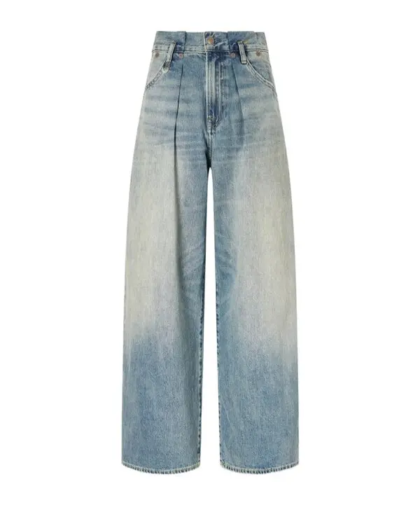 R13 Jeans With Belt Loops - Gray