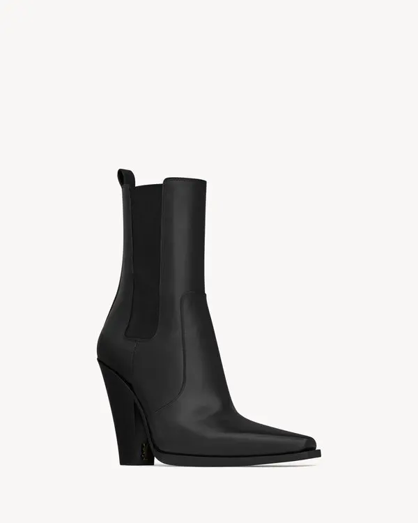 Saint Laurent Dylan Chelsea Boots In Smooth Leather
