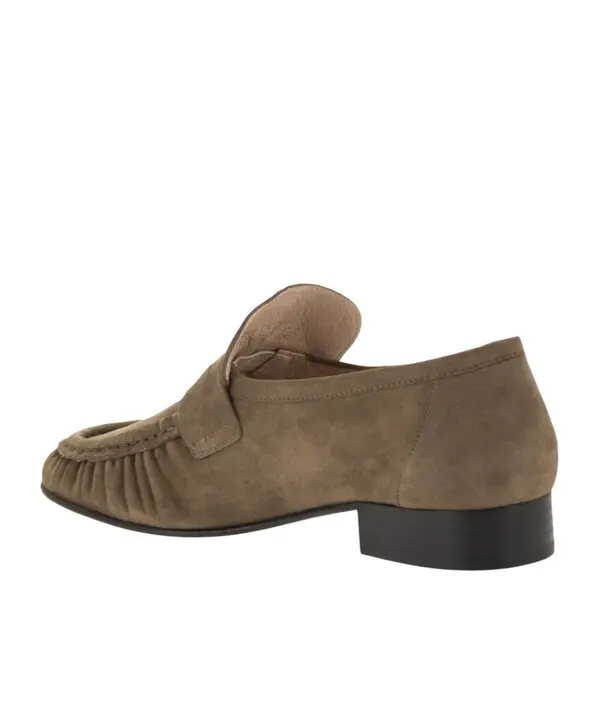 STUART WEITZMAN Round-toe Loafers - Brown