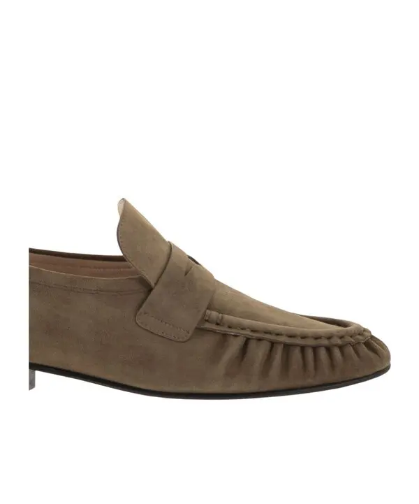 STUART WEITZMAN Round-toe Loafers - Brown