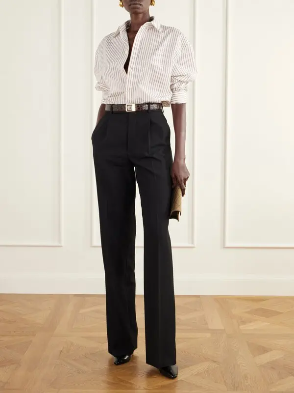 Saint Laurent Capucine Booties In Smooth Leather