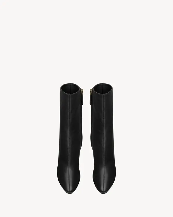 Saint Laurent Capucine Booties In Smooth Leather