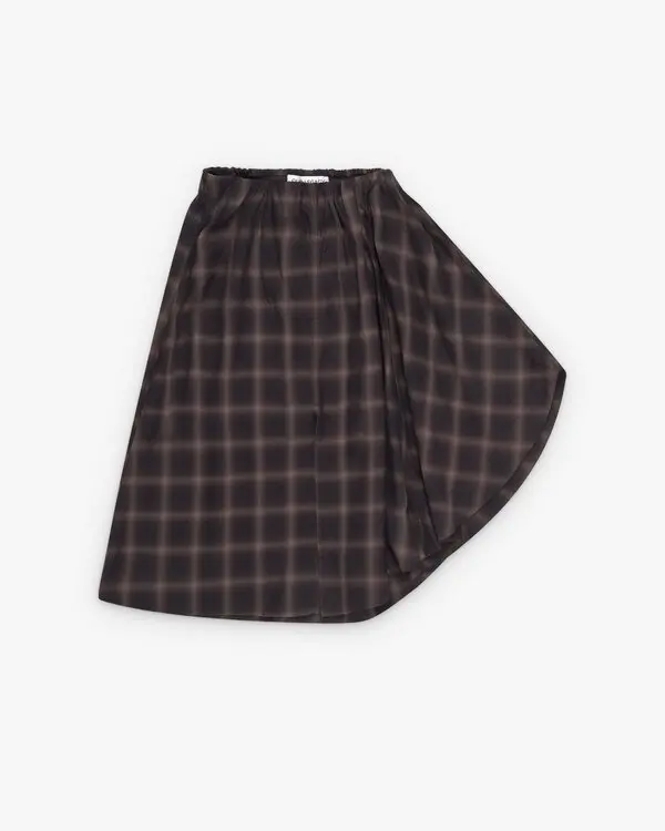 Our Legacy Fan Check-pattern Skirt