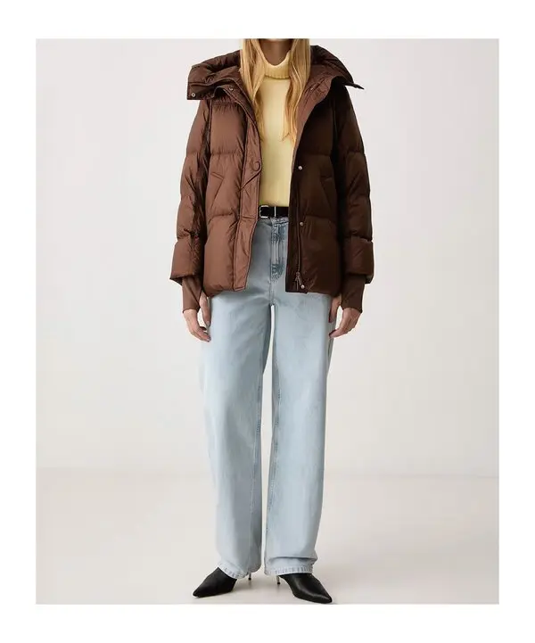 Marella Quilted Hooded Down Jacket